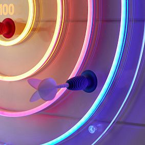 Neon Dart Board | Pottery Barn Teen