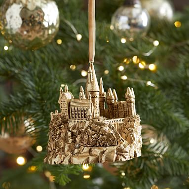 Harry Potter Hogwarts Castle Light up Ornament Pottery Barn Teen