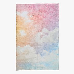 Rainbow Sky Washable Rug | Pottery Barn Teen