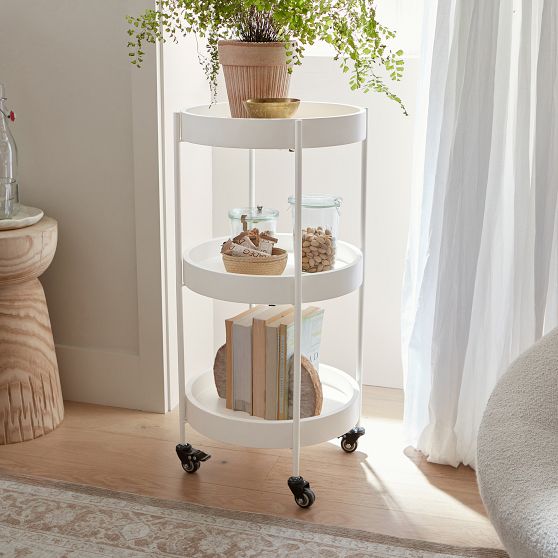 Round Storage Cart | Pottery Barn Teen