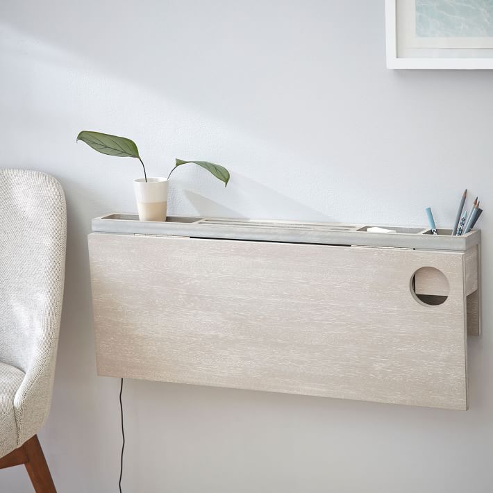 Pottery barn folding wall desk store