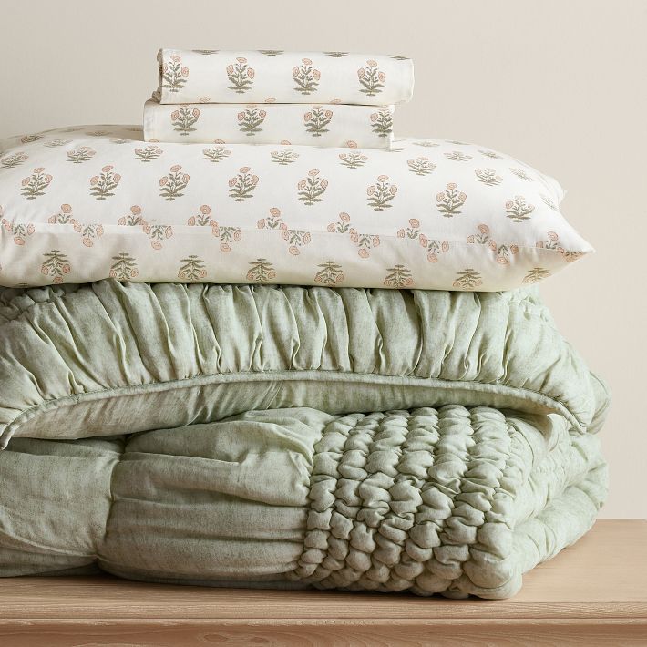 Cream Puff Comforter Set | Pottery Barn Teen