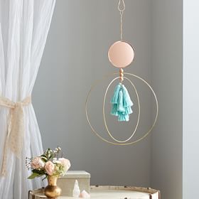 Mirror Tassel Mobile | Pottery Barn Teen