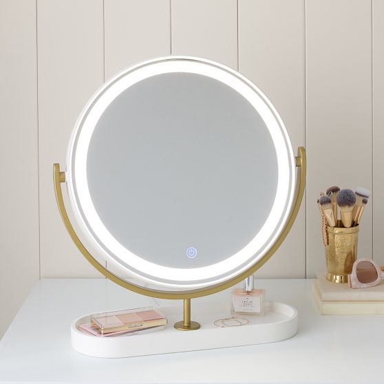 Glam LED Light-Up Vanity Mirror | Pottery Barn Teen