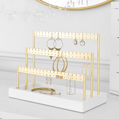 Pottery Barn Elle Lacquer Earring Holder