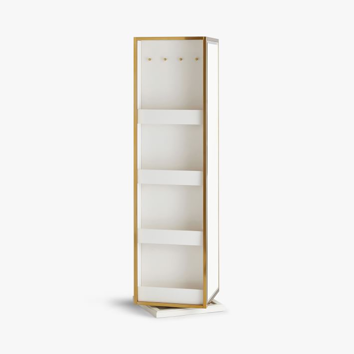 Blaire Rotating Storage Mirror 18 Pottery Barn Teen