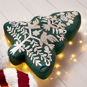 Jolly Tree Pillow | Pottery Barn Teen