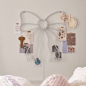 LoveShackFancy Bow Neon Wall Sign | Pottery Barn Teen