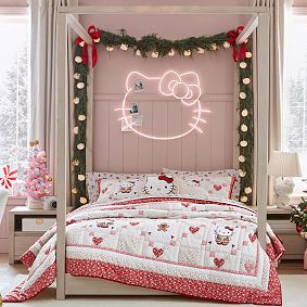 Hello Kitty® Neon LED Wall Light | Pottery Barn Teen