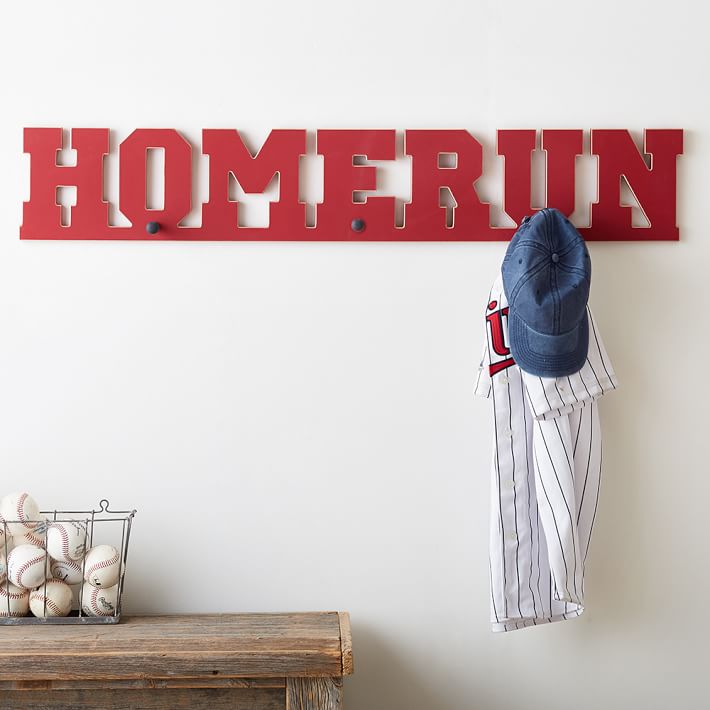 Home Run Wall Hook Organizer | Pottery Barn Teen