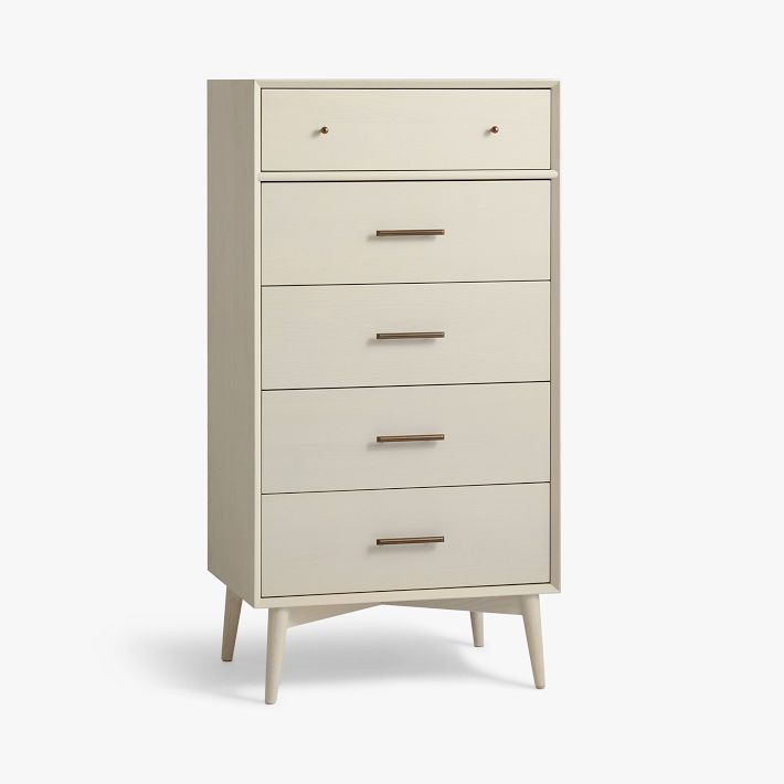 west elm x pbt Mid Century Tall Chest of Drawers 27w x 18d