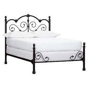 Amanda Iron Scroll Teen Bed Pottery Barn Teen