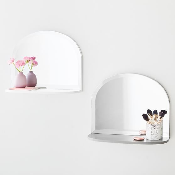 Mirrored Display Shelf | Floating Shelves | Pottery Barn Teen