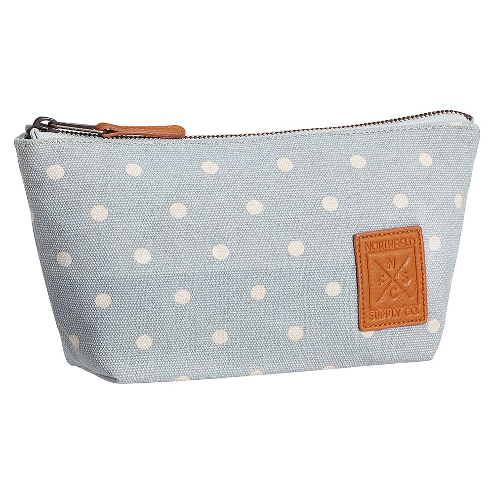 Northfield Gray Dot Teen Makeup Bag | Pottery Barn Teen