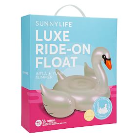 Sunnylife® Pearl Swan Pool Float |Beach Accessory | Pottery Barn Teen