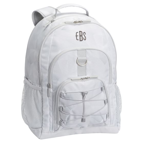 White Facet Teen Backpack | Pottery Barn Teen