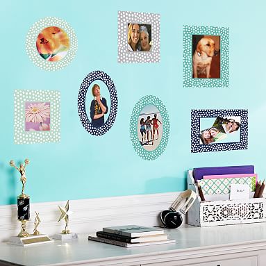Decal Photo Frames, Set of 7 | Teen Decor Sale | Pottery Barn Teen