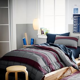 Landon Stripe Value Comforter Set | Dorm Bundle | Pottery Barn Teen