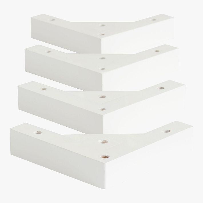 Open Box: Callum Base Feet, Weathered White/Simply White | Pottery Barn ...