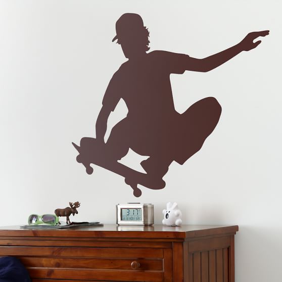 Skater Wall Decal | Pottery Barn Teen