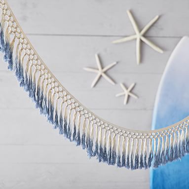 Dip-Dyed Fabric Garland | Wall Decor | Pottery Barn Teen