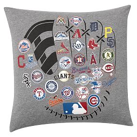 MLB Licensed Logo Boys Pillow | Pottery Barn Teen