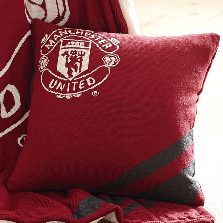 Manchester United Boys Pillow | Pottery Barn Teen