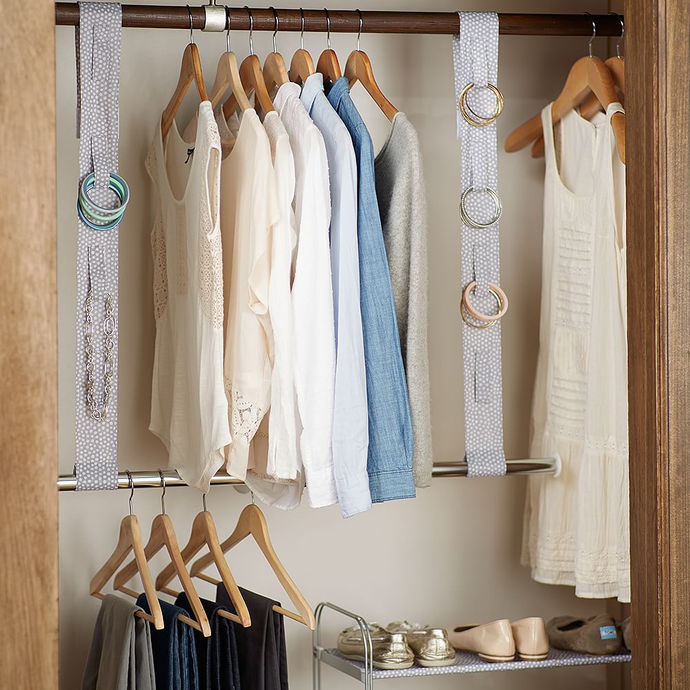 Double Closet Bar With Storage - Dorm Sale | Pottery Barn Teen