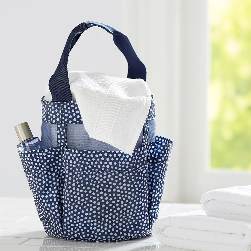 Dorm Shower Bundle - Mini Dot | Pottery Barn Teen