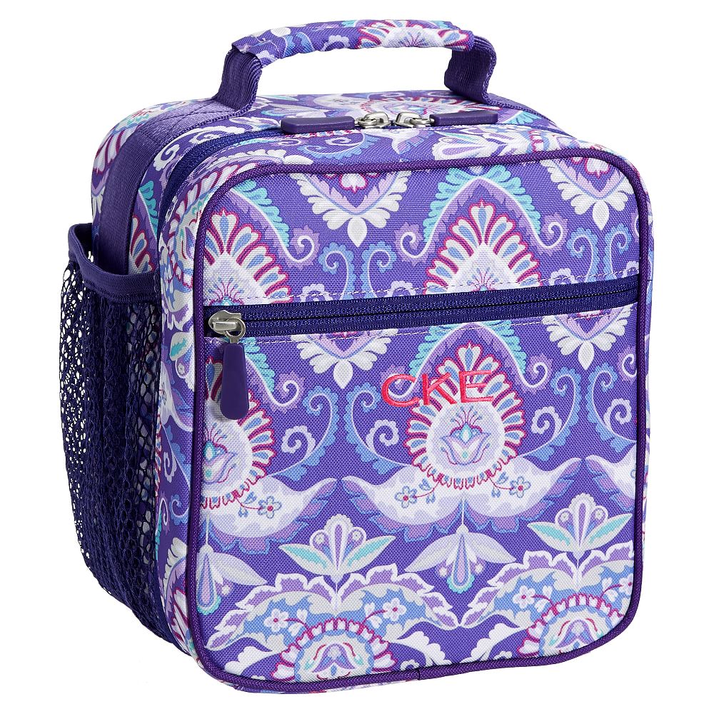 Purple Deco Medallion Classic Lunch Box For Teens | Pottery Barn Teen