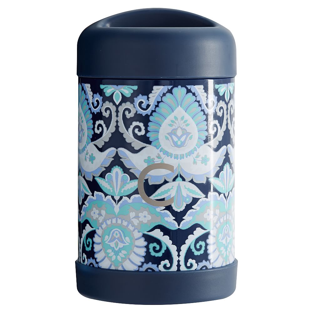 Navy Deco Medallion Thermos | Pottery Barn Teen