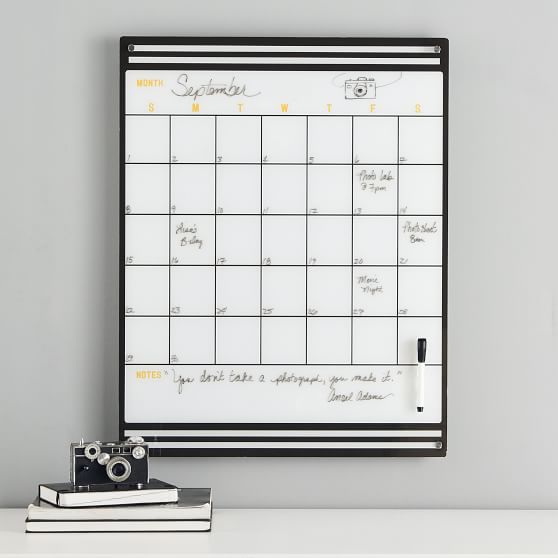 Monthly University Pride Acrylic Calendar | Dorm Organization | Pottery ...
