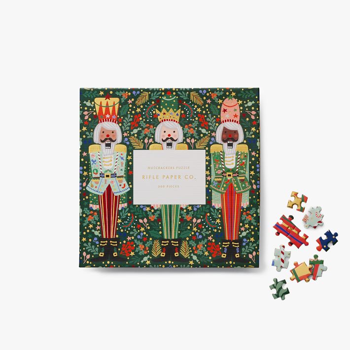Rifle Paper Co. Nutcracker Brigade 500 Piece Puzzle | Pottery Barn Teen