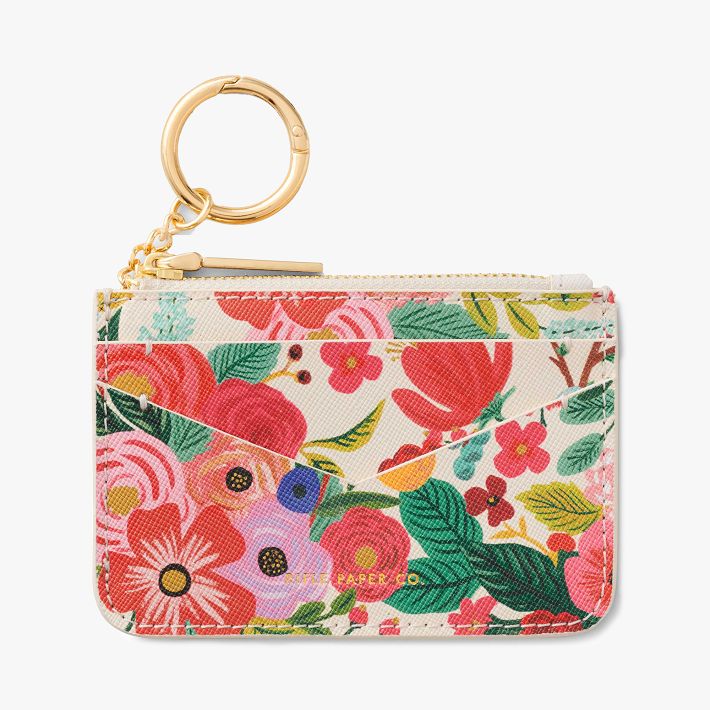 Rifle Paper Co. Garden Party Key Ring Card Case | Pottery Barn Teen