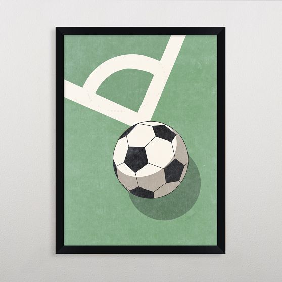 Soccer Framed Poster | Pottery Barn Teen