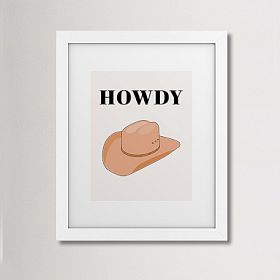Howdy Cowboy Hat Art | Pottery Barn Teen