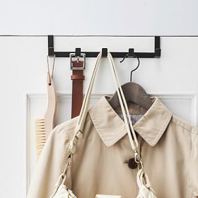 Pottery Barn Over the Door Wide Hanger Black