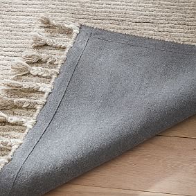 Undyed Wool Skinny Stripe Rug | Pottery Barn Teen