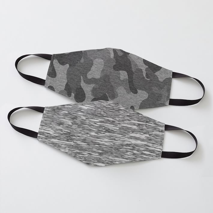 No Kid Hungry® Gray Static Face Masks, Set of 2 | Pottery Barn Teen