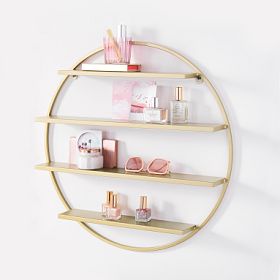 Glam Round Shelf Display | Pottery Barn Teen