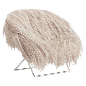 Faux-Fur Hang-A-Round Phone Chair - Sale | Pottery Barn Teen