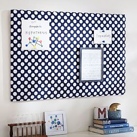 Dot Pin-It Pinboard, Navy | Wall Organizers | Pottery Barn Teen