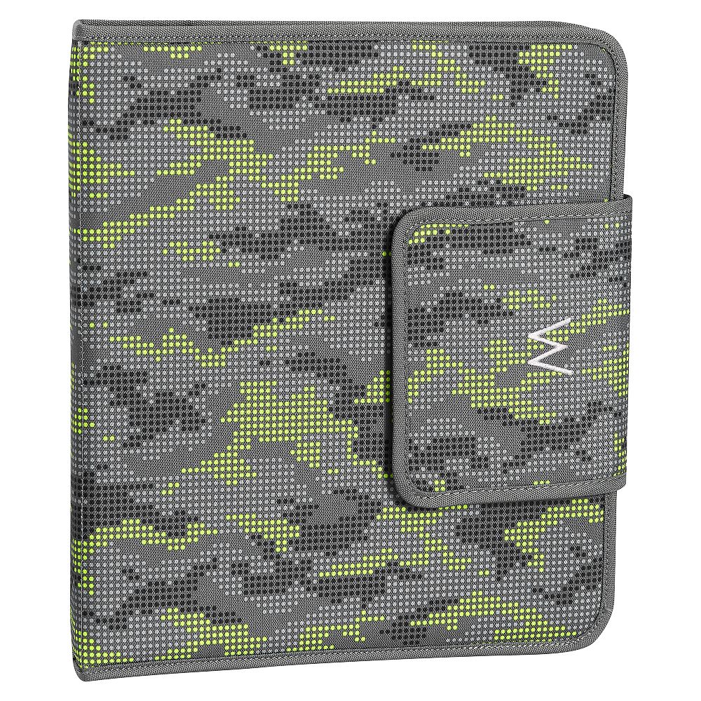 Dot Camo Gray Neon Binder For School | Pottery Barn Teen