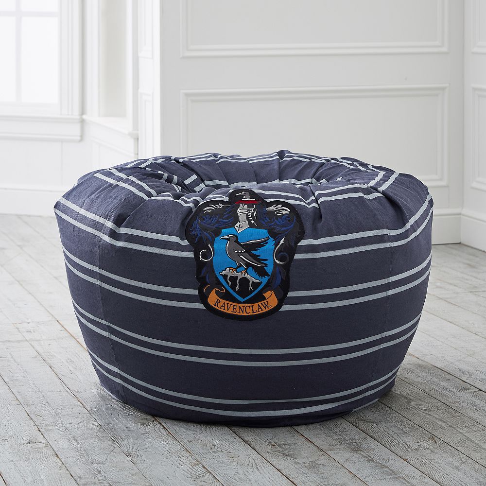 RAVENCLAW™ Navy Bean Bag Chair | Pottery Barn Teen