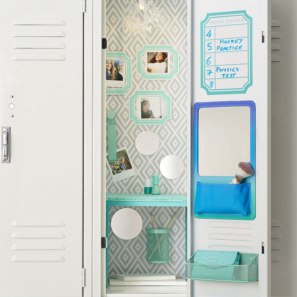 Ultimate Locker Mirror Organizer | Locker Decorations | Pottery Barn Teen