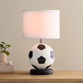 Soccer Table Lamp with USB (20") | Pottery Barn Teen