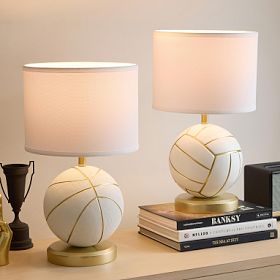 Sports Table Lamp with USB-C (20") | Pottery Barn Teen