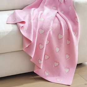 Roller Rabbit Hearts Throw Blanket | Pottery Barn Teen