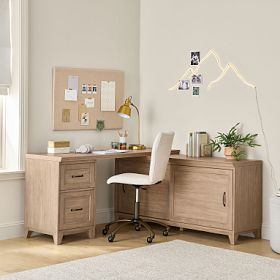 Hampton L-Shaped Modular Desk (61") | Pottery Barn Teen
