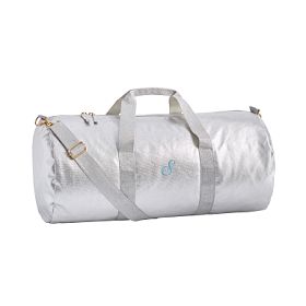 Metallic Silver Duffle Bag | Pottery Barn Teen